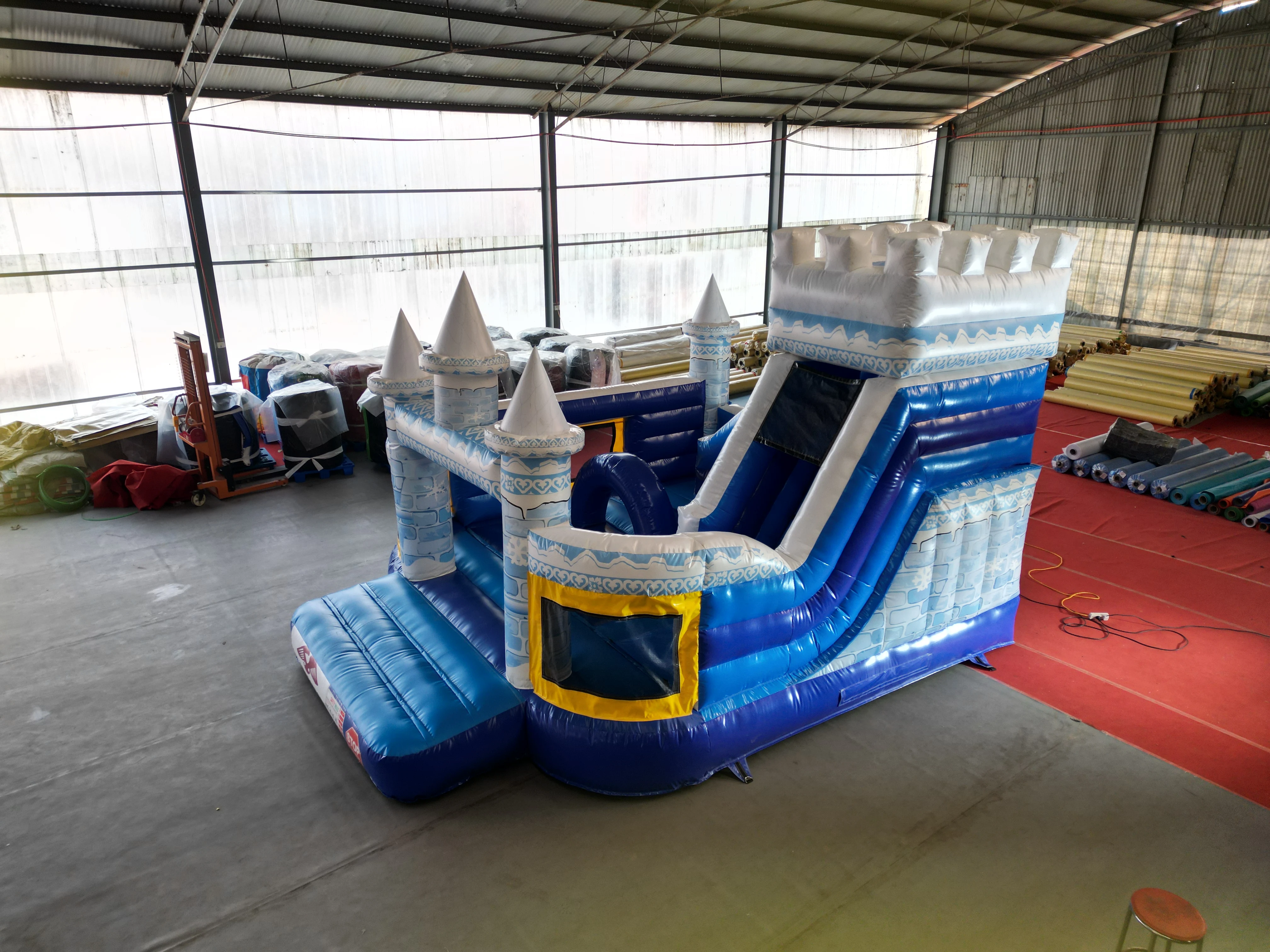 Ice And Snow Theme Inflatable Castle Bounce House Commercial Inflatable ...