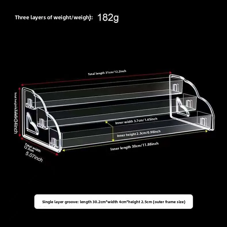 Modern Eco-Friendly Multi-Layer Acrylic Display Stand Transparent ...