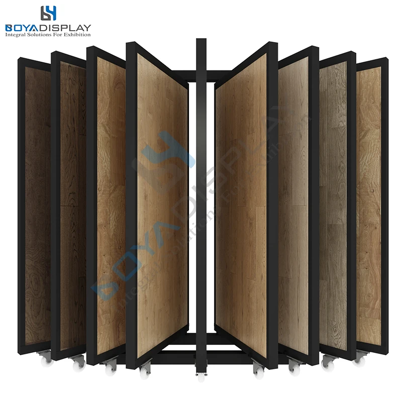 Custom Display Rack for Floorings Sample Boards Lvt Flooring Display ...