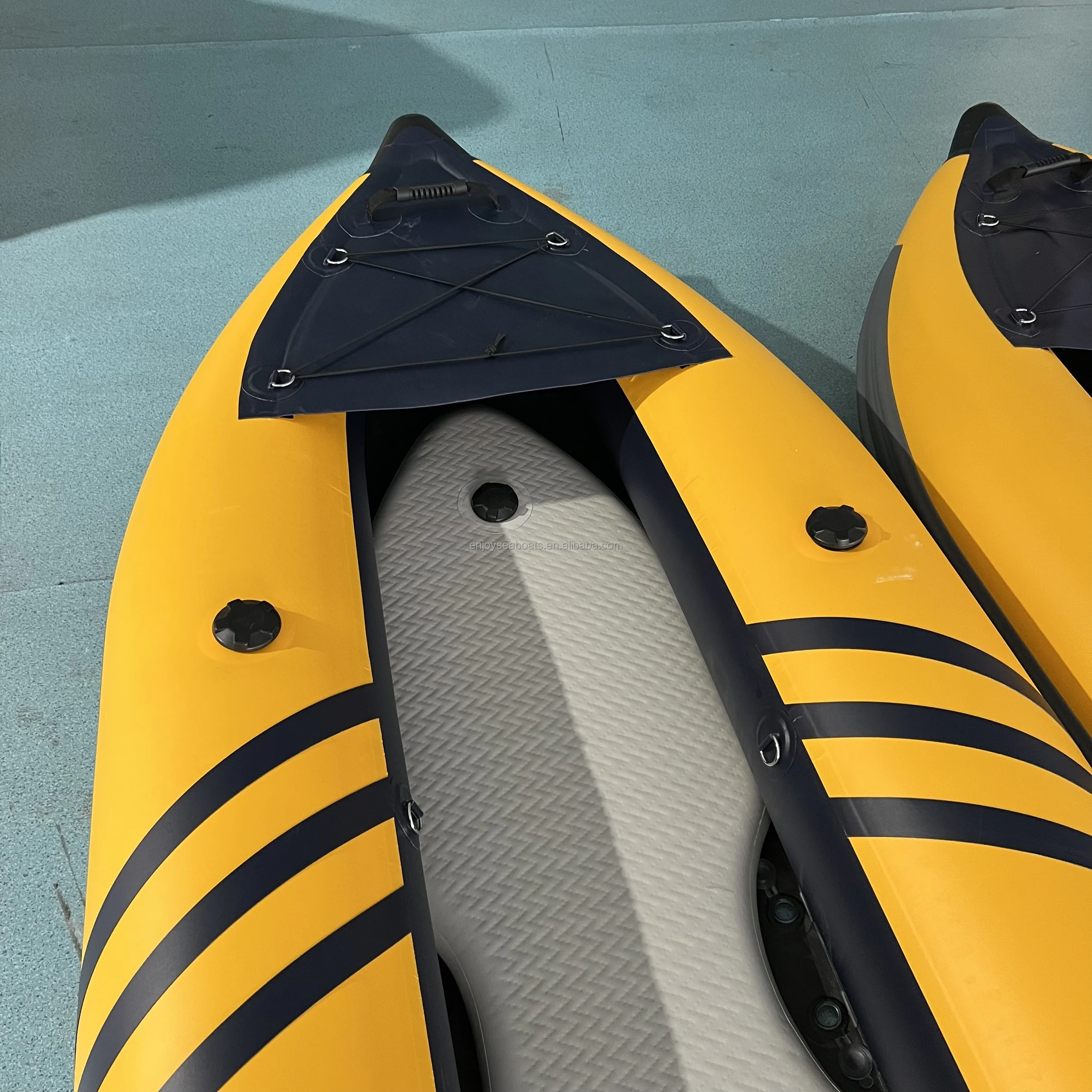 Green Lightest Adventure Inflatable Backpack Raft Pack Raft Boat With ...