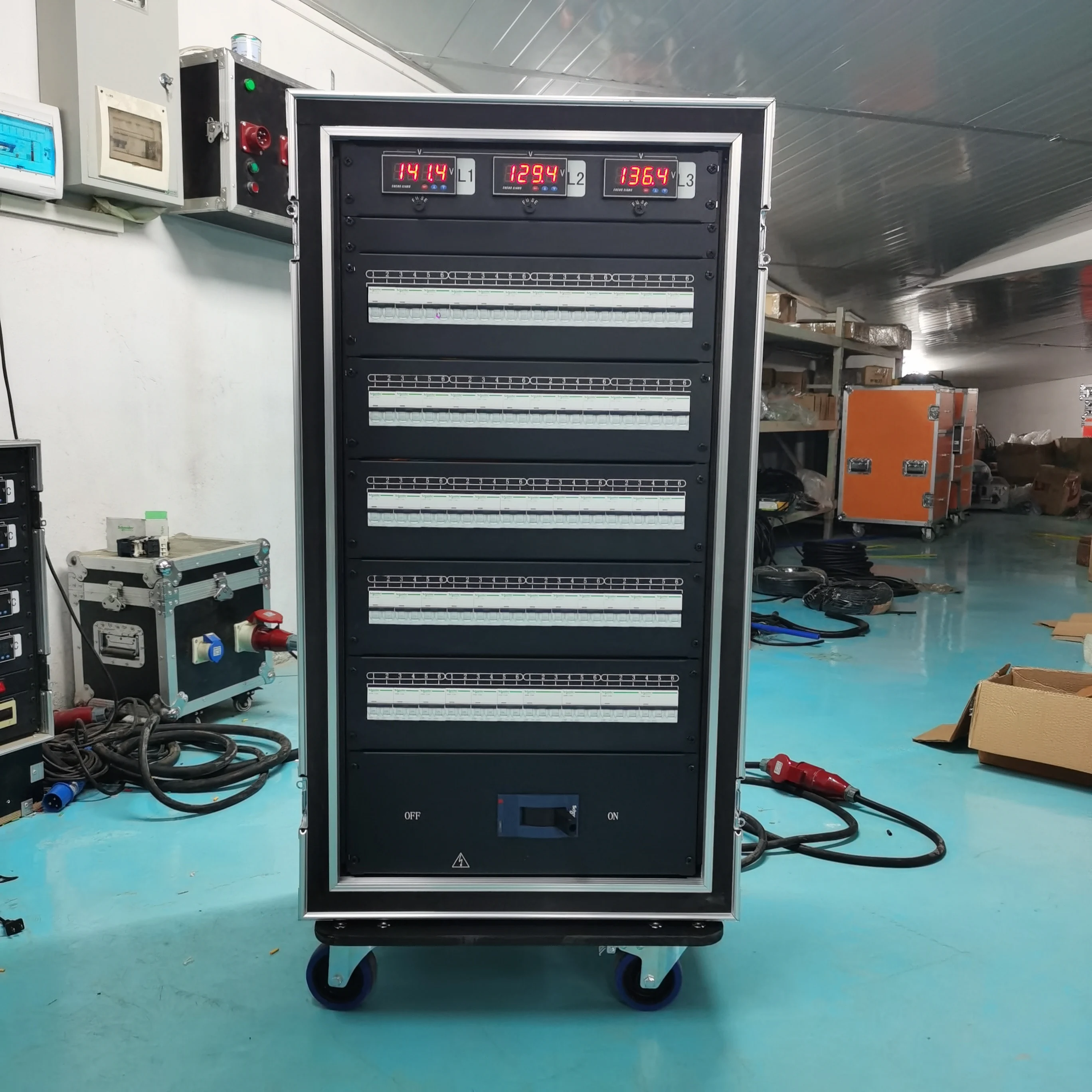 Stage Event Live Show Distro Box with Camlock Input MCB Electrical ...