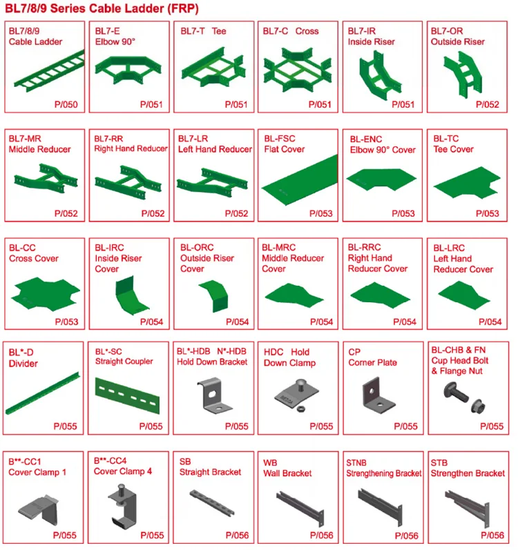 FRP/GRP Ladder Type Cable Tray - Durable & Versatile