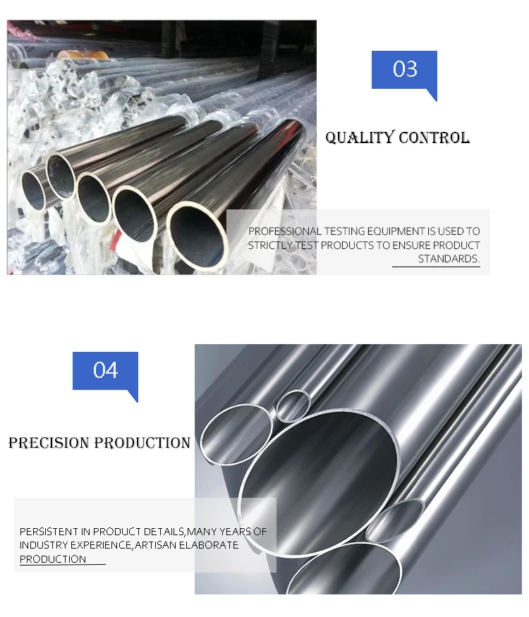 ASTM 270 SUS 304 316 Stainless Steel Welded Tube - Medical Food Sanitary