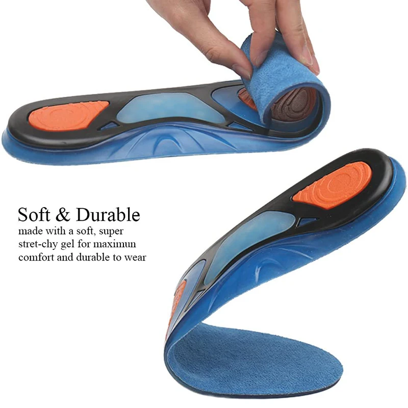 Sports Gel Activ Insoles Arch Support For Feet Pain Relieve,Shock ...