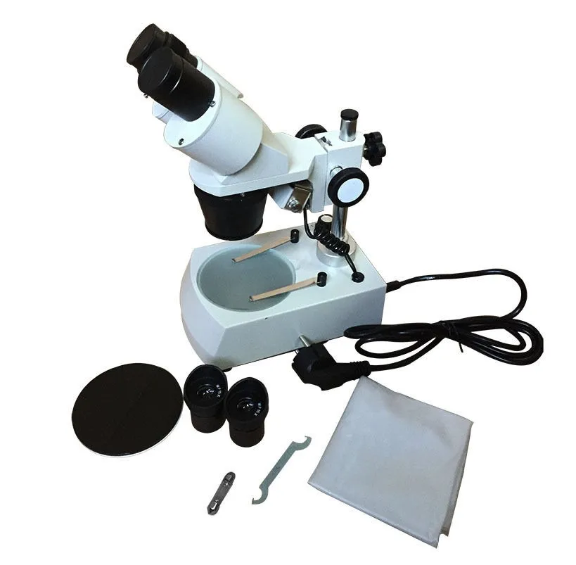 Stereoscopic Dissecting Inspection Binocular Microscope W/ Top Bottom ...