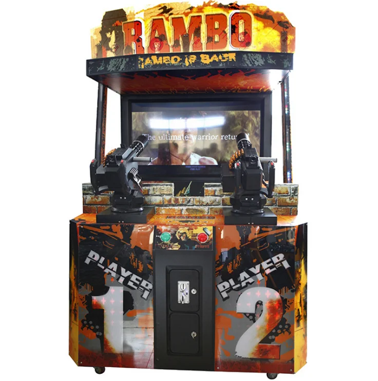 Dinibao d'attractions 55 LCD rambo jeux de tir simulateur pistolet tir ...