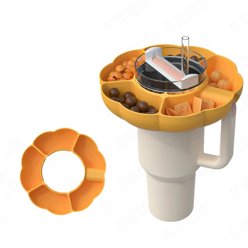 Wholesale Silicone Snack Bowl For Stanley Cup 40oz 30oz Reusable Snack ...
