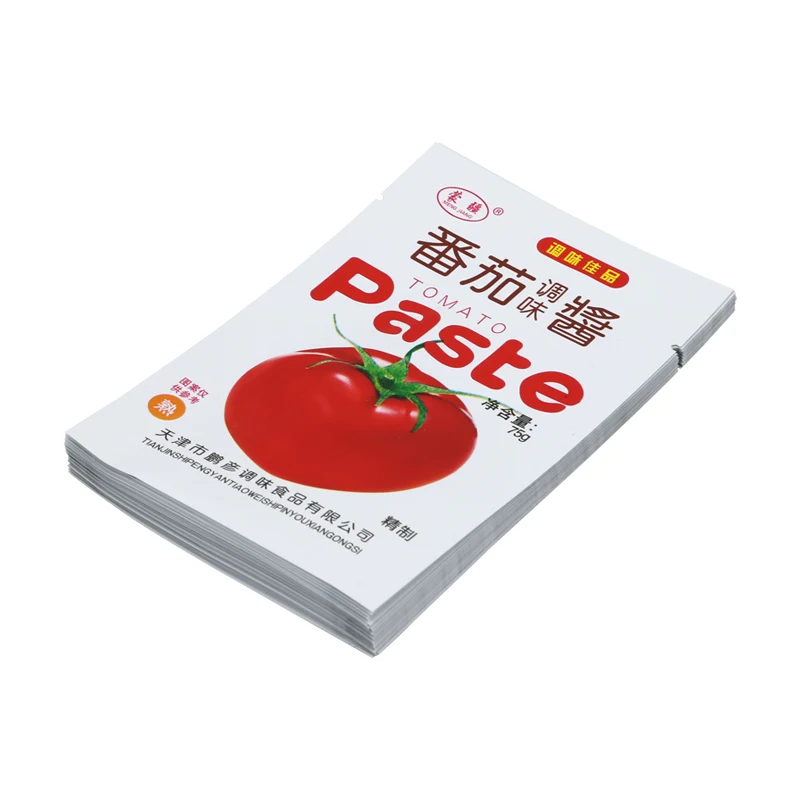 Factory Custom Printed Stand Up Pouch For Packing Tomato Sauce/tomato ...