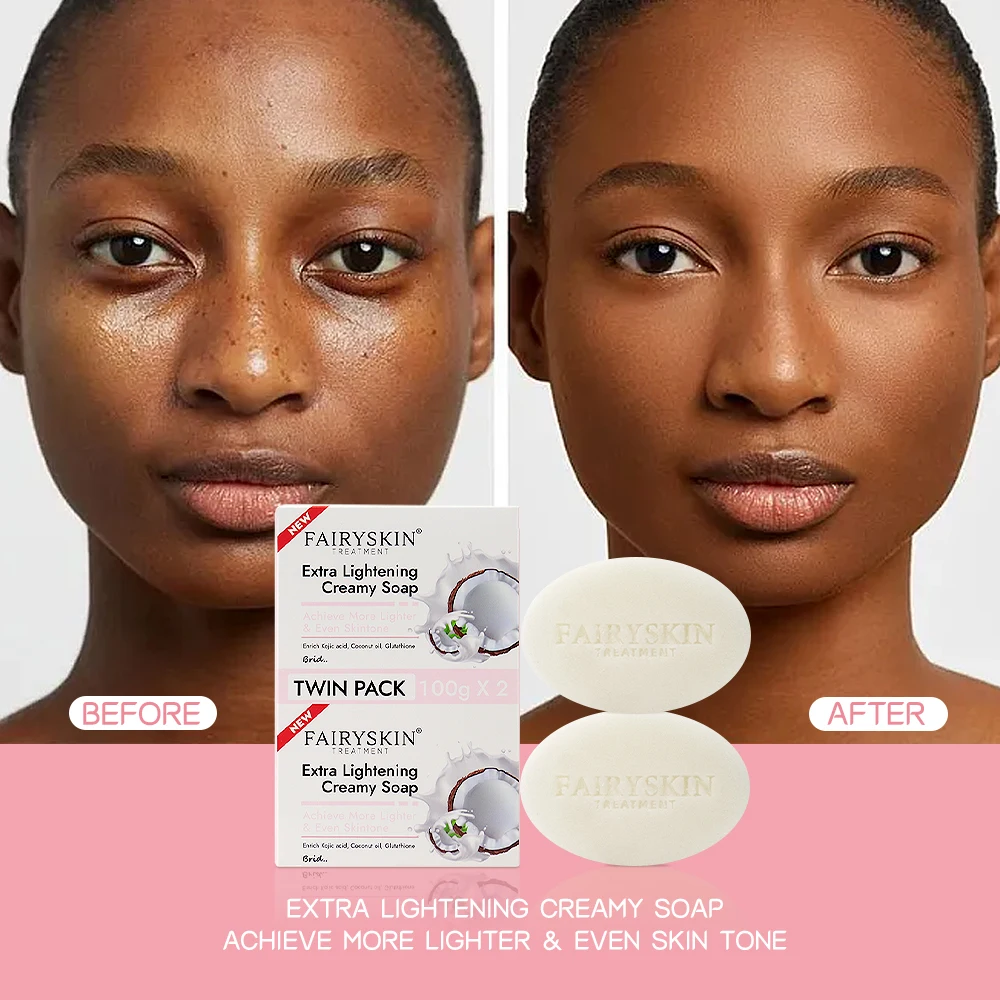 Extra Lightening Creamy Clean Skin Full Body Soap Body Face Kojic Acid ...