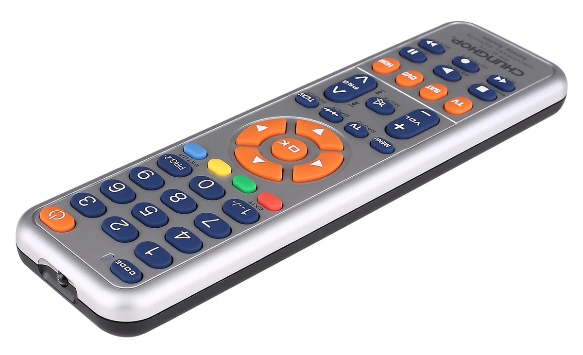 Rm 977e Chunghop 4 In 1 Universal Learning Remote Control For Tv Sat
