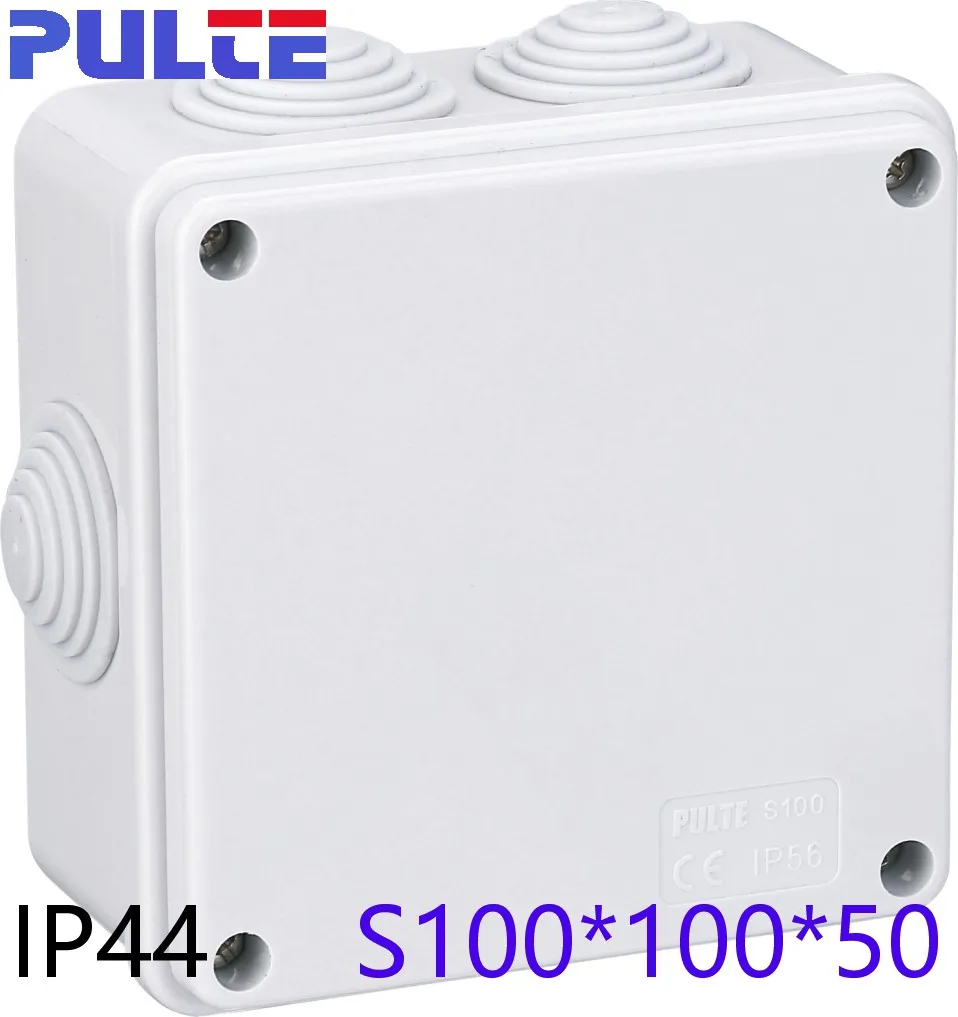 PULTE Plastic 4x4 Junction Box Plastic Junction Box Waterproof Junction ...