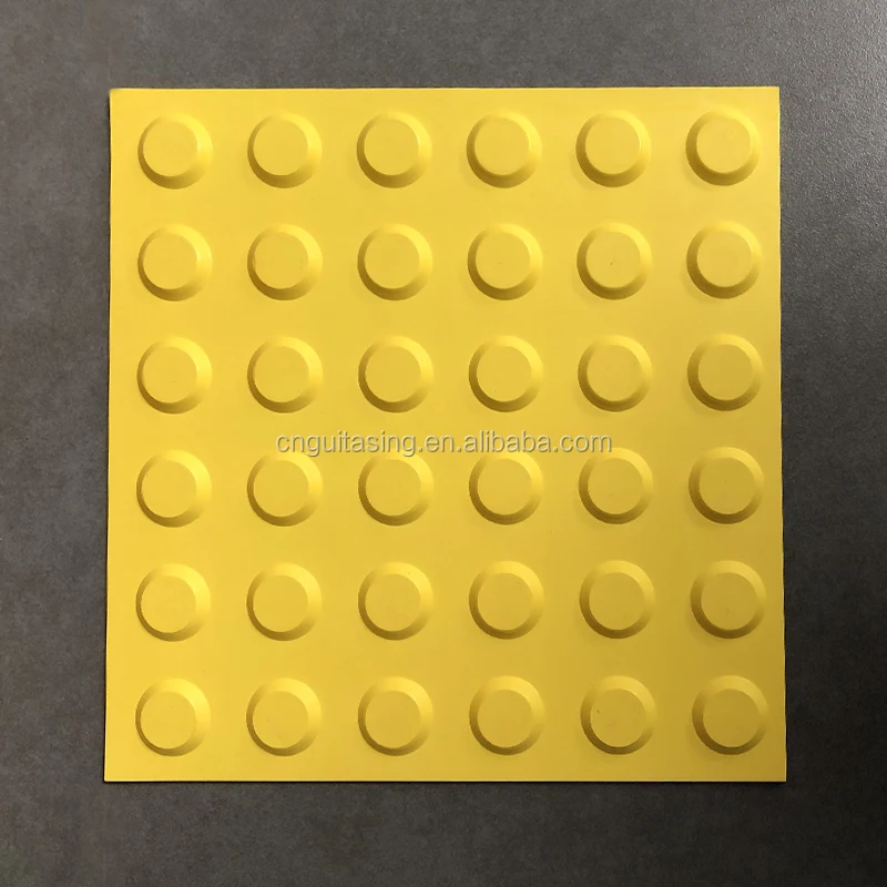 Rubber Plastic Blind Tactile Tile Outdoor And Indoor Indicator With ...