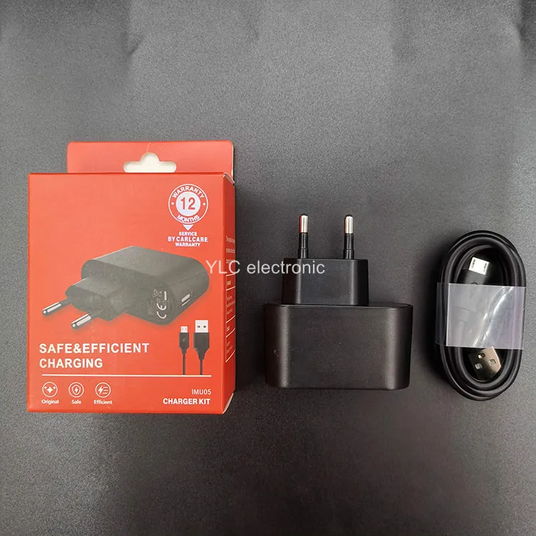 For Itel 2in1 Eu Charger Micro Usb Cable With Paper Box Packaging 5w ...