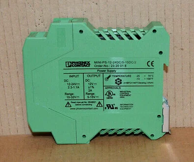 Phoenixs Contact 2320018 Mini Din Rail Mount Mini Series Dc-dc ...
