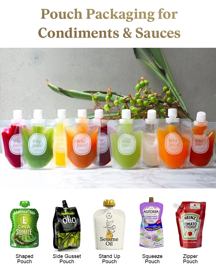 Sustainable Eco Friendly Paper Doypack Juice Beverage Liquid Packaging ...