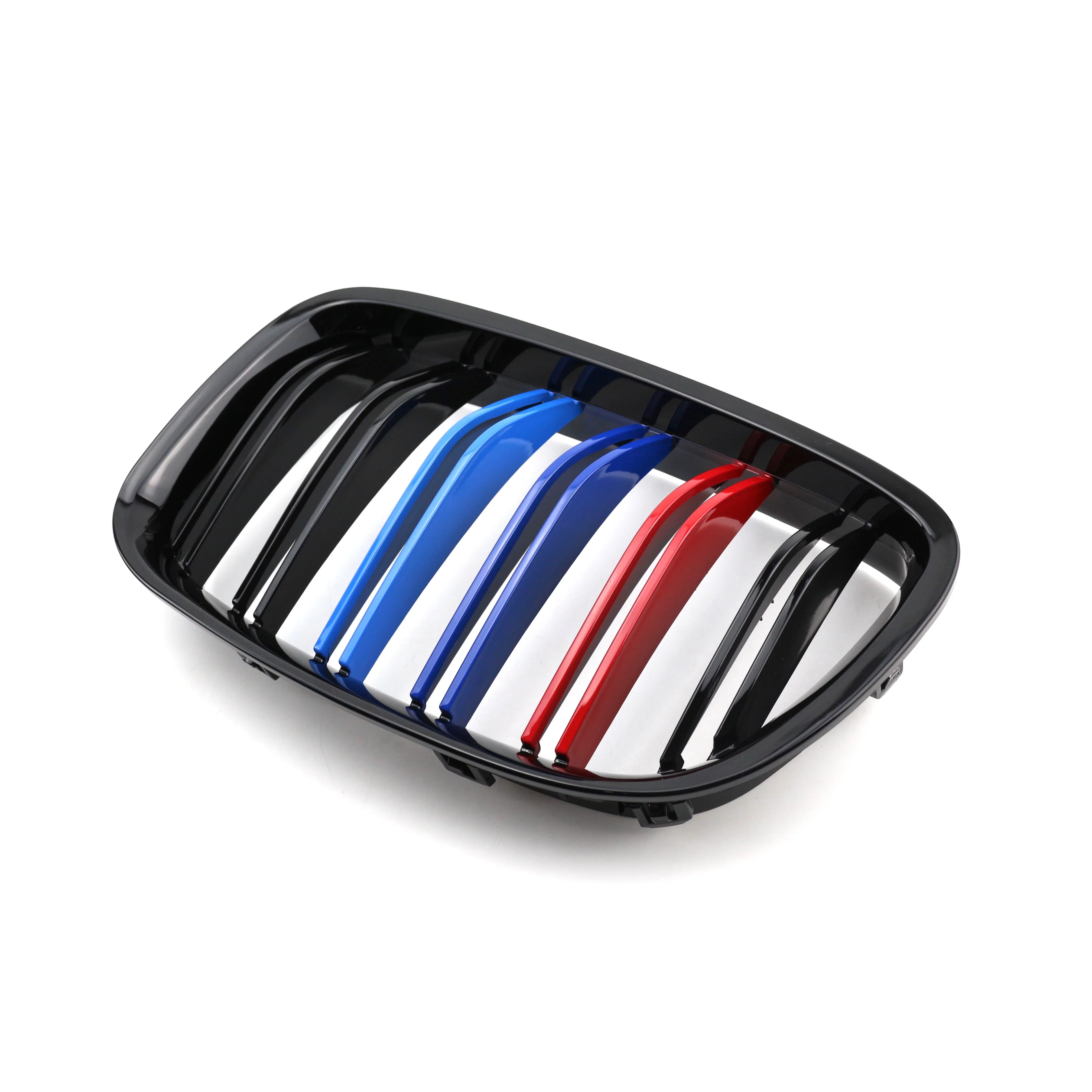 Car Part Replacement Racing Grill Double Slat Abs Gloss M Color Front ...