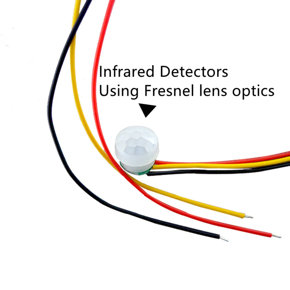 Taidacent PIR Motion Sensor Module - Reliable 12V Detector