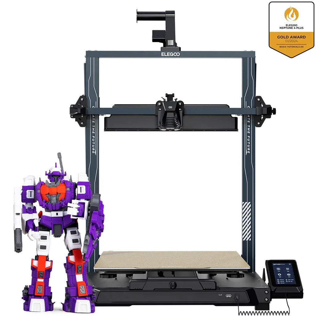 ELEGOO Neptune 4 Plus - High Speed 3D Printer with Auto Leveling