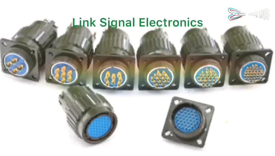 Y2m 25a 500v 7 Pin Male Female Circular Connector Docking Type Cable ...