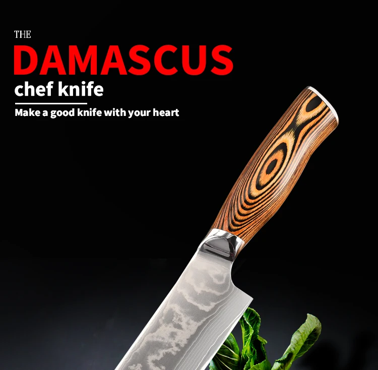 Sharp Vg10 Steel Small Heated Kitchen Knife For Butchers - Buy Damascus ...