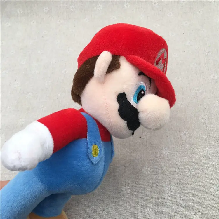 New Super Bros Plush Toy Mario Doll Toy Soft Stuffed Animal Dolls Kids ...