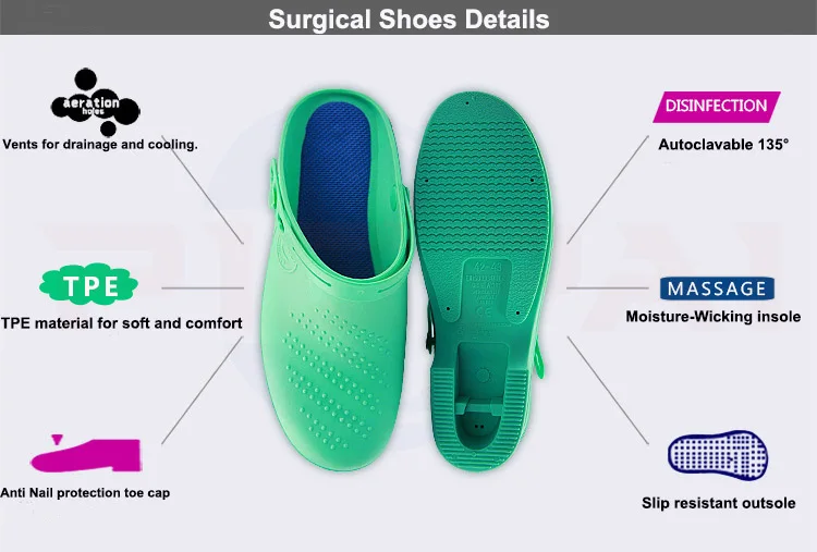 Wholesale Surgical Laboratory Medical Shoes - 135°C Autoclavable