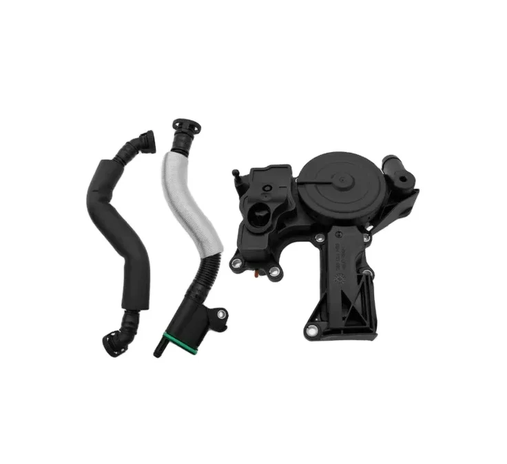 PCV Valve Crankcase Vent Cover Oil Separator + 2 Hose for Audi A4 VW ...