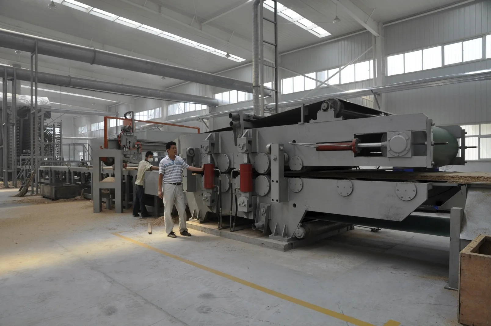 High Productivity Wood Based Panels Machinery MDF Board Making Machine