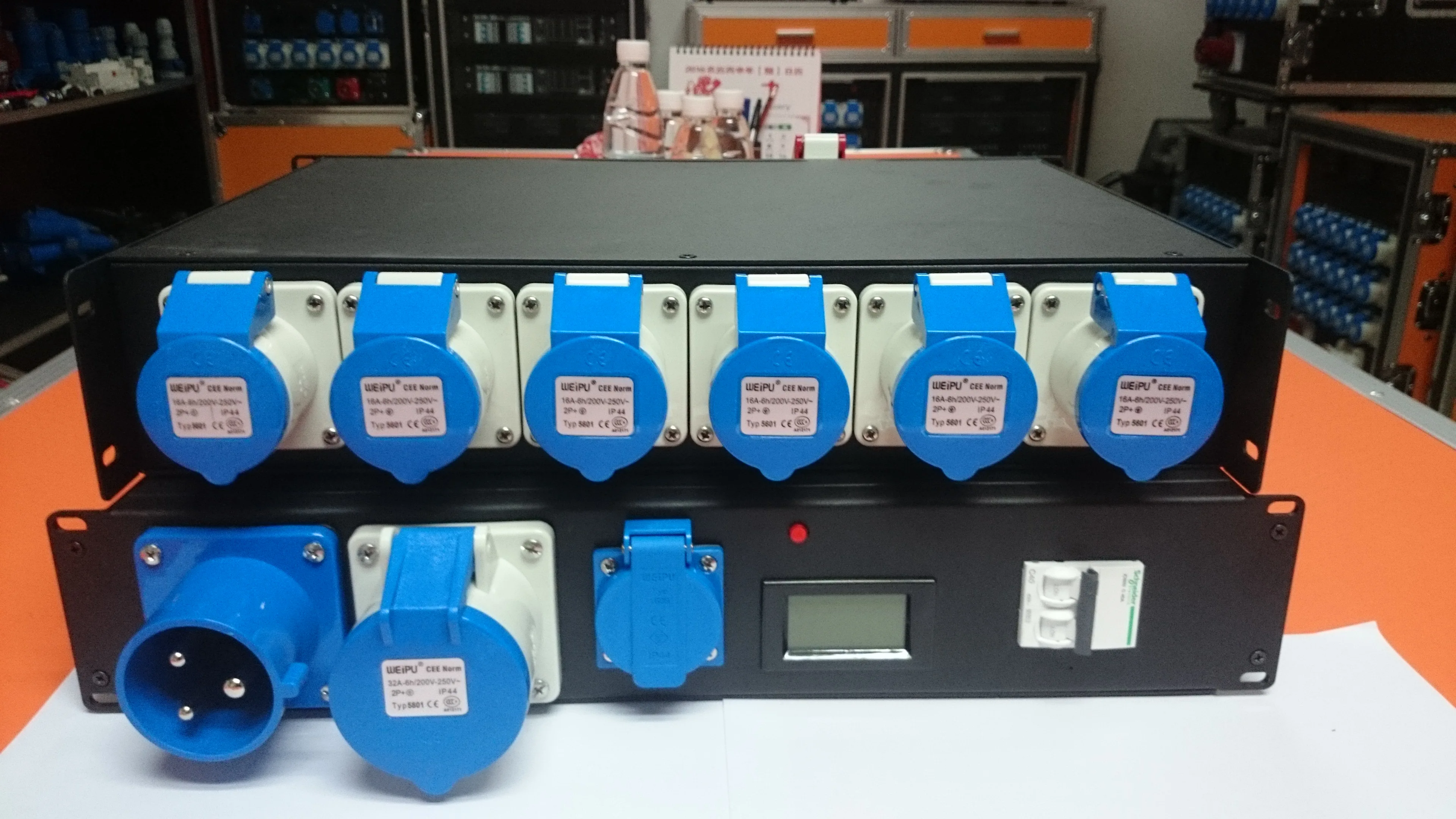 2u Rack Power Distribution Unit Electrical Iron Box For Sound And Light ...