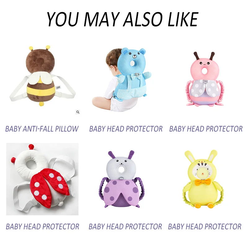 Air Mesh Baby Anti - Fall Pillow Baby Safety Head Protector Pillow For ...