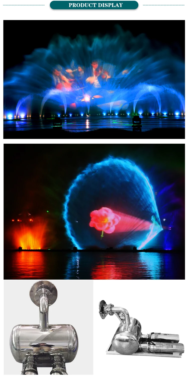 Large Lake Holographic Projector 3D 5D Outdoor Water Screen