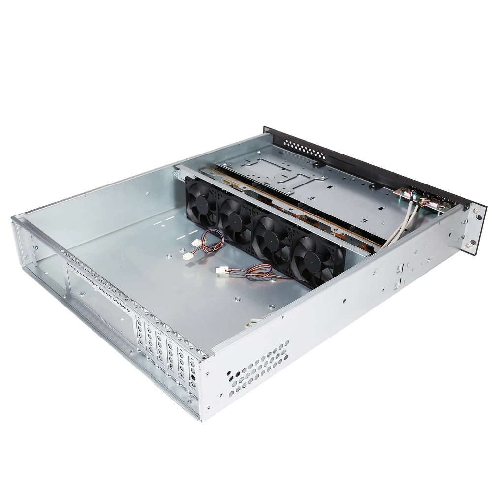 2u 8 Bays 550mm Length Rackmount Server Chassis With Rail Kits - Buy ...