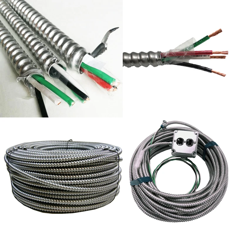 Bx Cable Thhn/ Thwn Cores Al Tape Interlocked Armored Armored Cable In ...