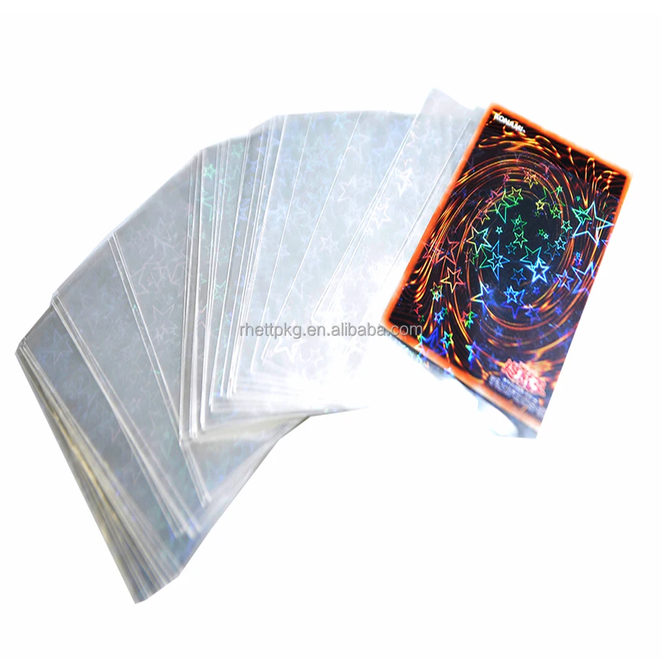 Custom Floral Transparent Card Sleeves - Premium Collection