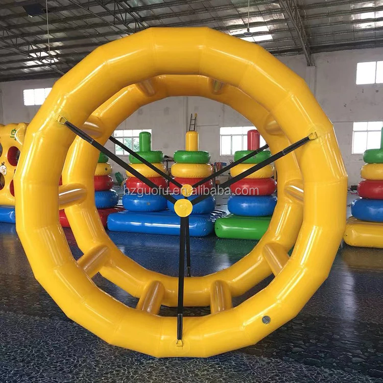 Inflatable Water Roller Wheel - Fun for Adults & Kids