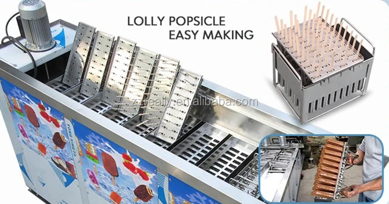Efficient Popsicle Making Machine - 18 Molds & Stainless Steel