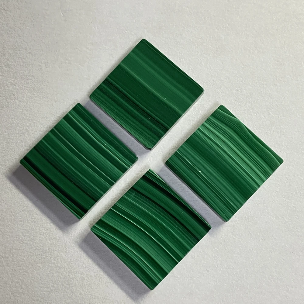 High Polish Malachite Sheets Gemstone Square Malachite Green Stone ...