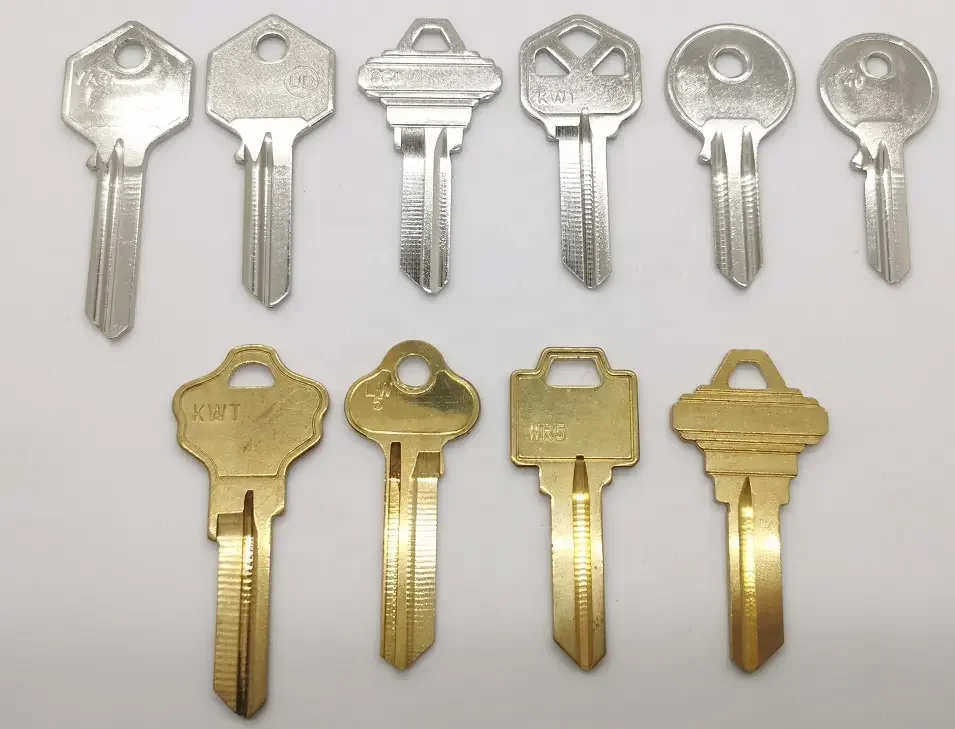 Universal Brass Key Blanks SC1,KW1,LW5,Y1 Locksmith Engraving Keys ...