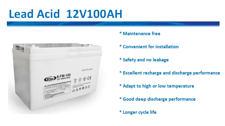Xb-012 Eitai 200ah Solar Battery Gel Lead Acid Battery 12v 100ah 150ah ...
