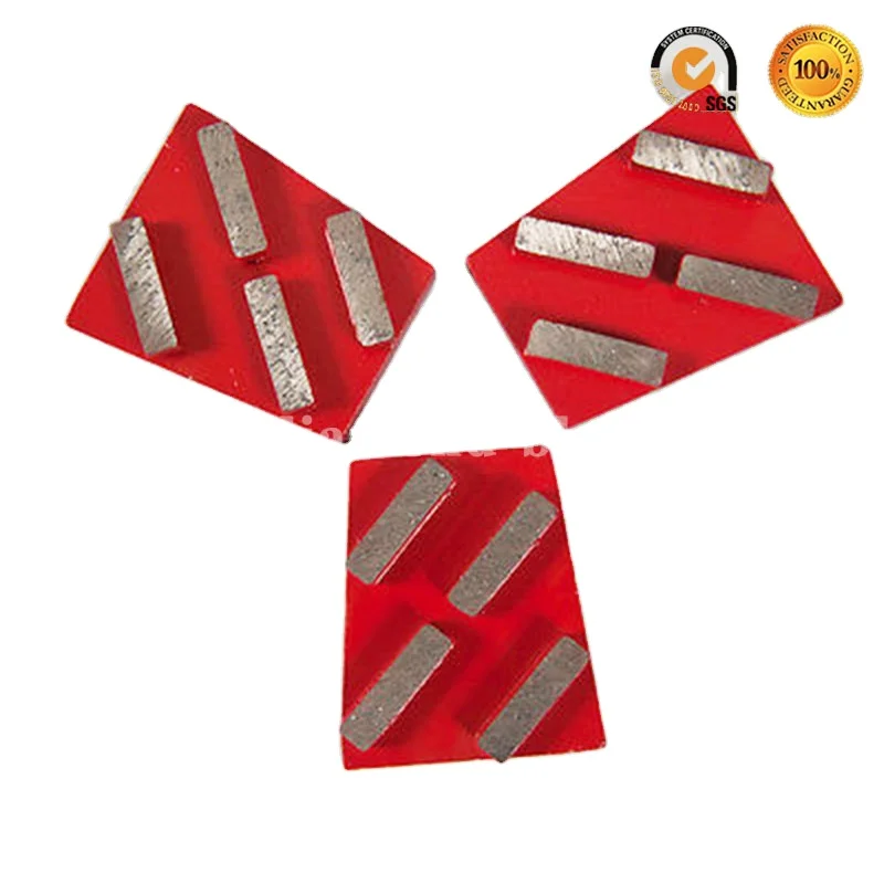 4 Segment Diamond Grinding Wedge Block for Concrete Floors
