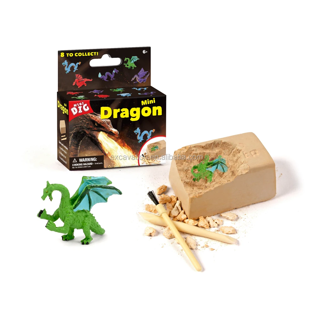 Dragon Dig Kit - Fun Archaeology Excavation Toy for Kids