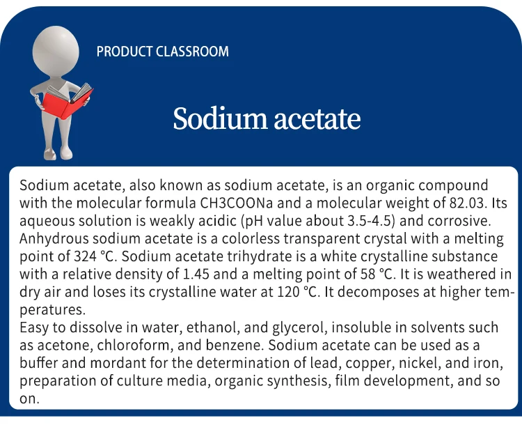 White Powder Potassium Acetate Food Additives Hot Selling Food Grade ...