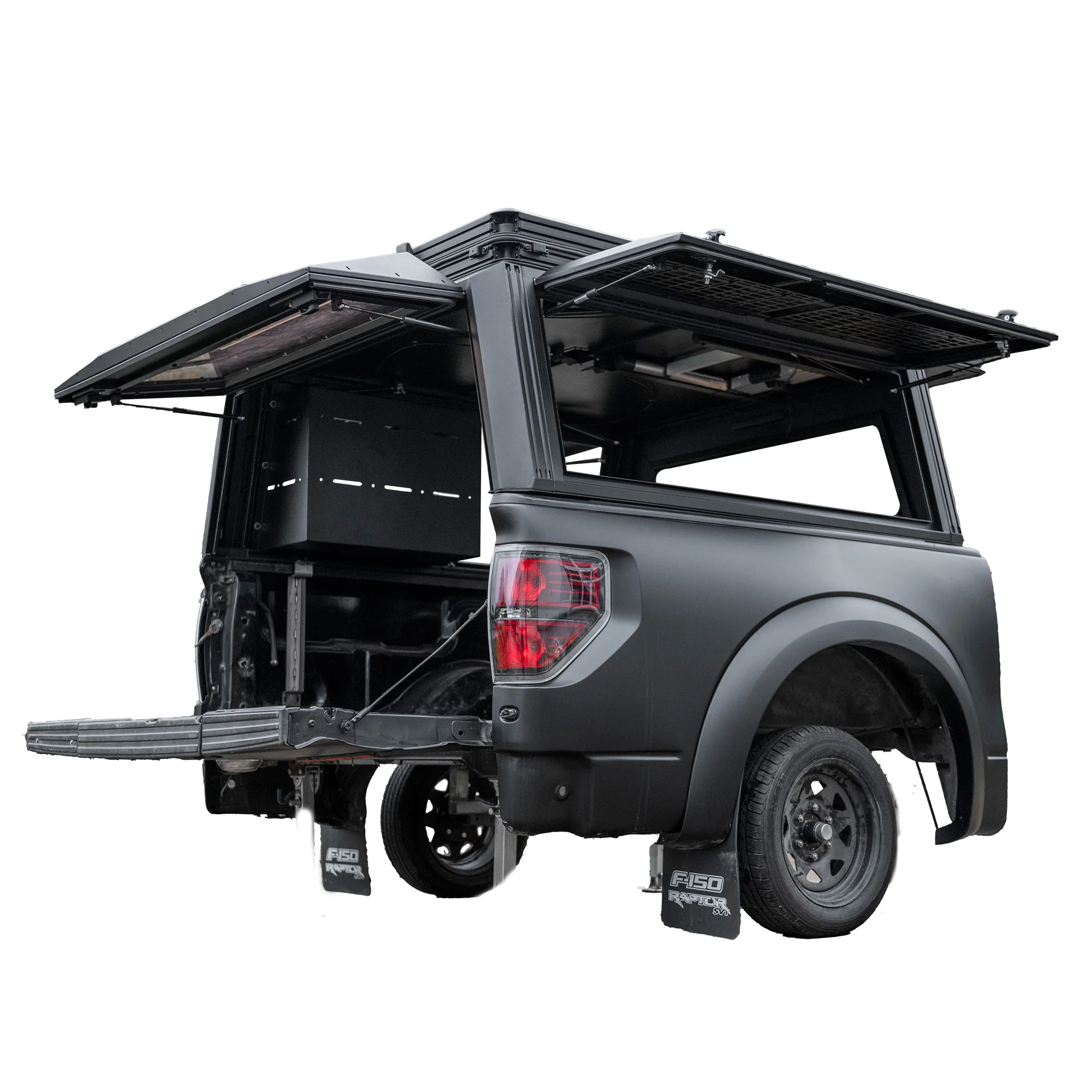 Custom Double Cab Ute Tray and Canopy Rooftop Tent for 4X4