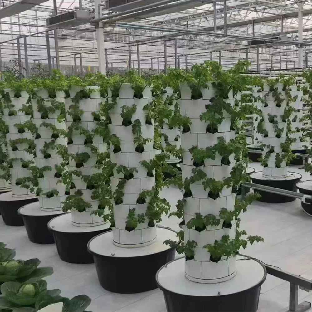 2023 Hydroponics Tower Grow System Growing Kit 6/8/10 Layers 48/64/80 ...