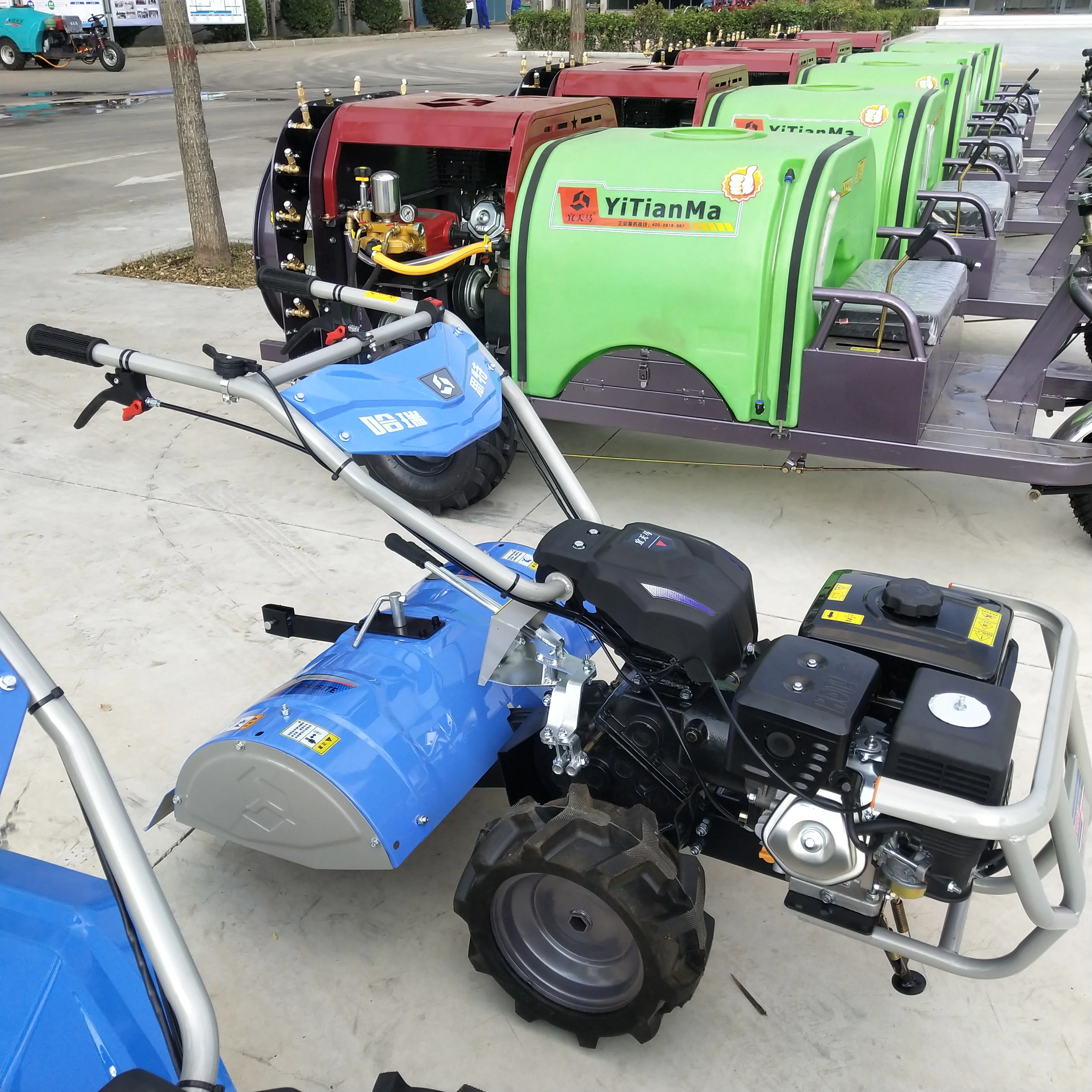 Cultivators Agricultural Walking Tractor Tiller Customization Diesel ...