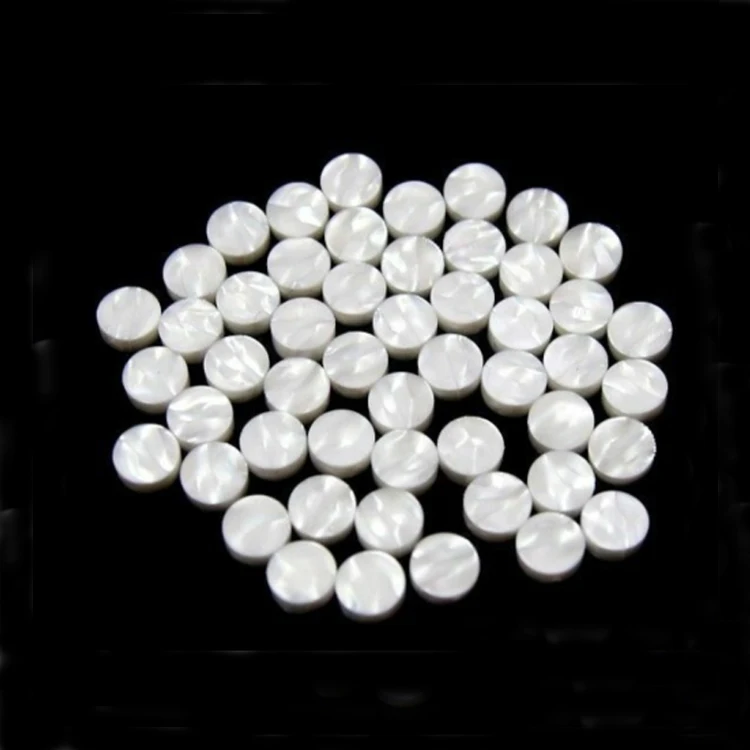 Mop Abalone Pearl White Inlay Dots Markers Stickers Fretboard Guitar ...