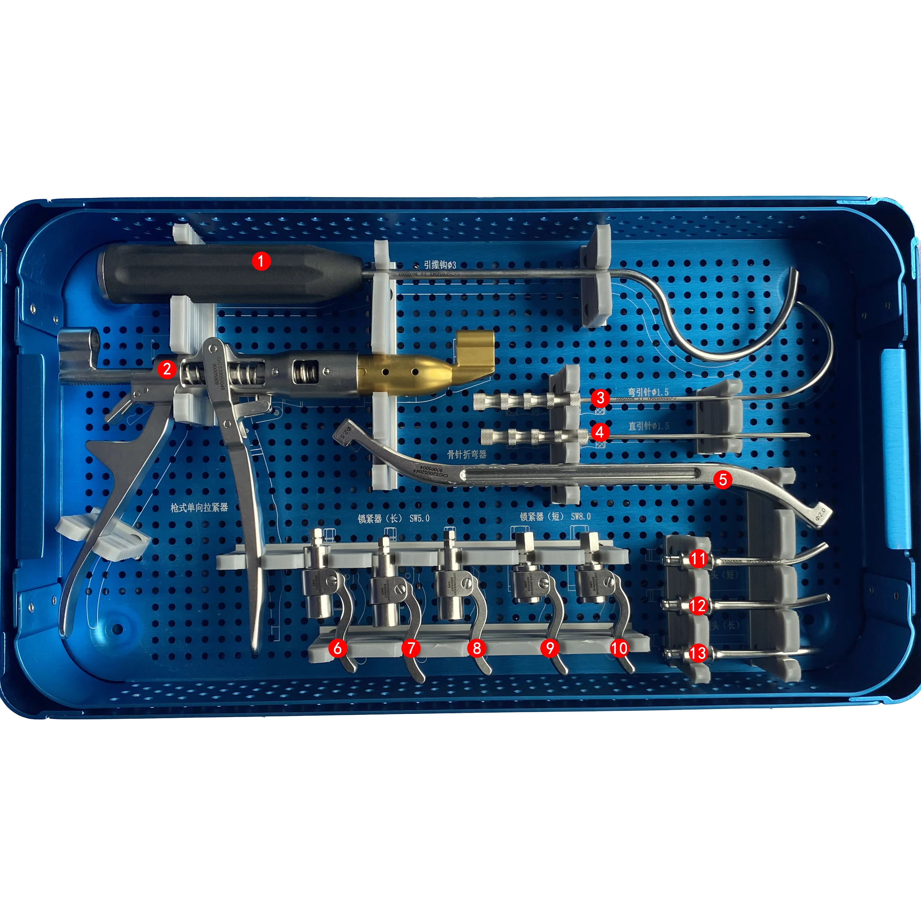 Cable Instruments Set Orthopedic Surgical Instruments fusion Cage ...