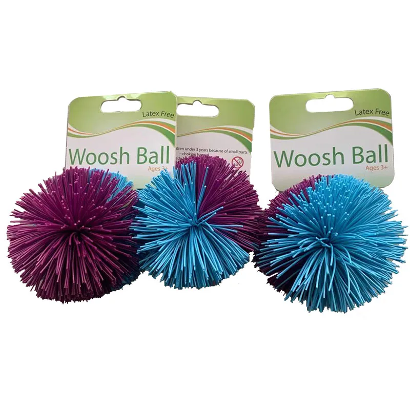 Silicone Soft Stringy Pom Monkey Ball - Stress Relief Toy