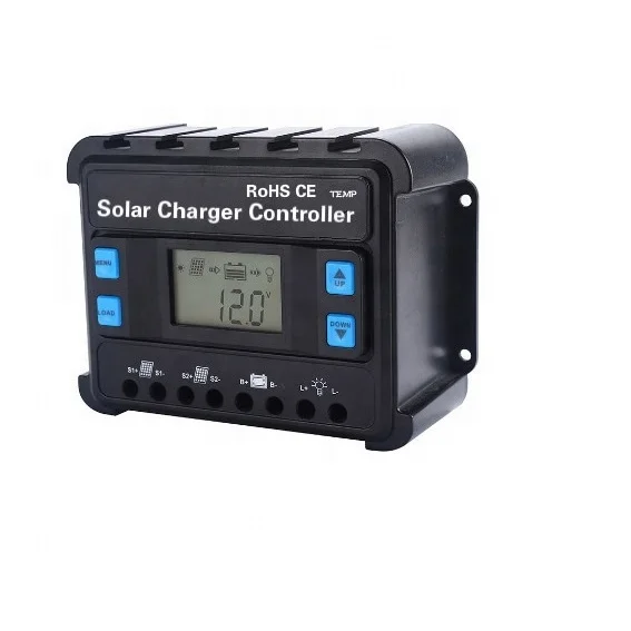 Rohs High Quality Pwm Solar Charger Controller 20a 12v 24v Lightning ...