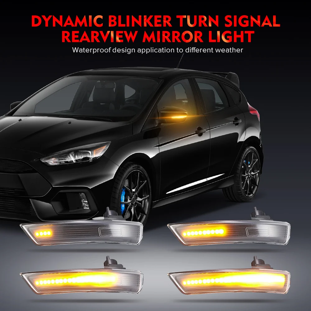 Adt Led Side Wing Rearview Mirror Indicator Blinker Sequential Light ...